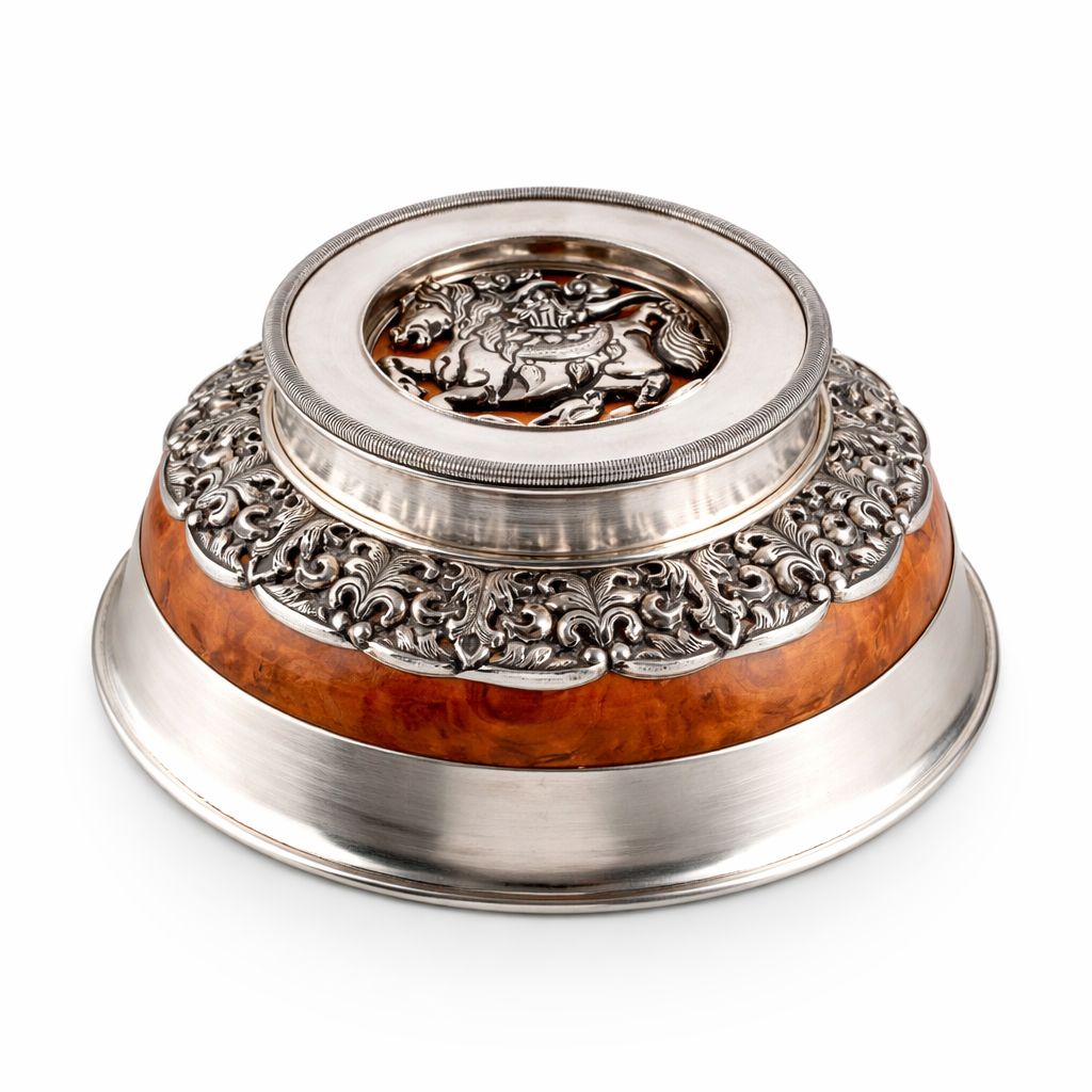 King Silver Bowl with Horse | Mongulai