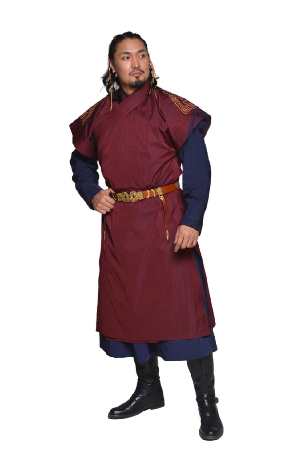 13th Century Red Vest & Deel | Mongulai