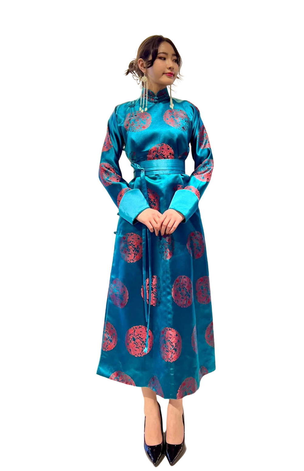 17th Century Light Blue Deel | Mongulai